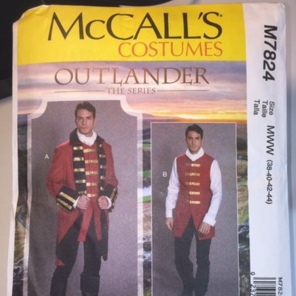 McCall's | Other | Mccalls Outlander The Series Men Costume | Poshmark